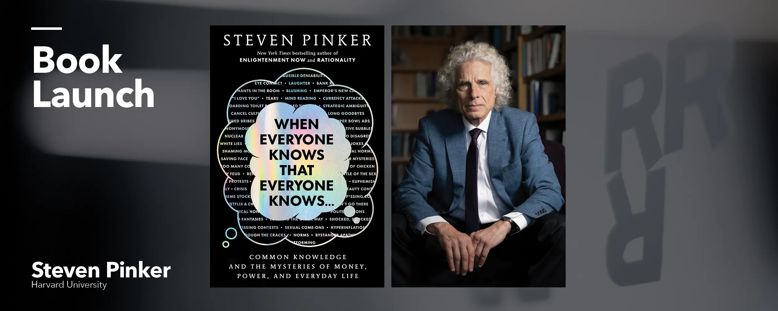 Oct 15 Steven Pinker | Rotman School of Management | University of Toronto